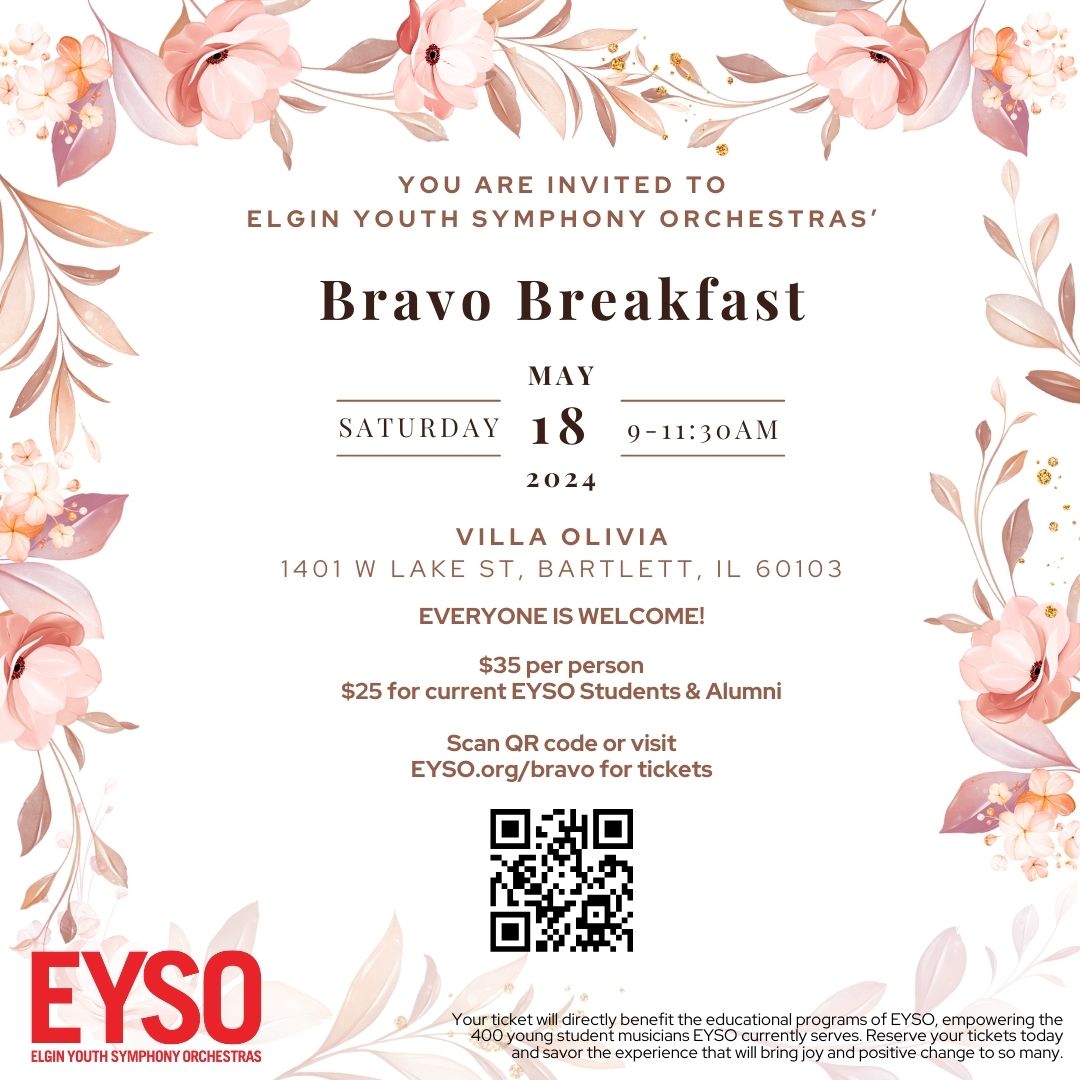 Bravo Breakfast 2024 – Elgin Youth Symphony Orchestras
